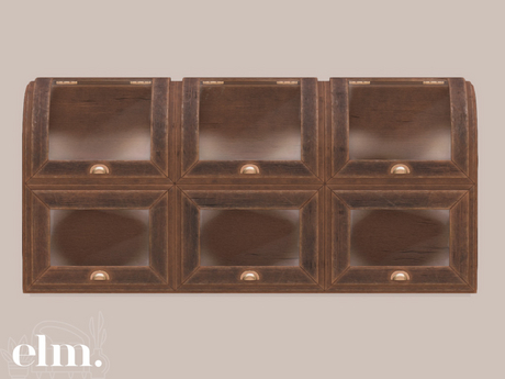 Second Life Marketplace - Elm. Jasper Round Top Cupboard [Maple]